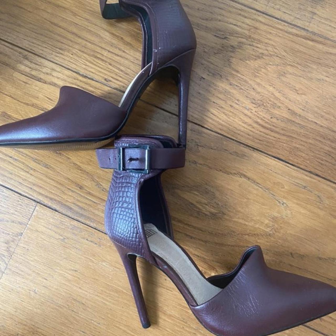 Faith stilettos with ankle strap. Size 6. - Depop