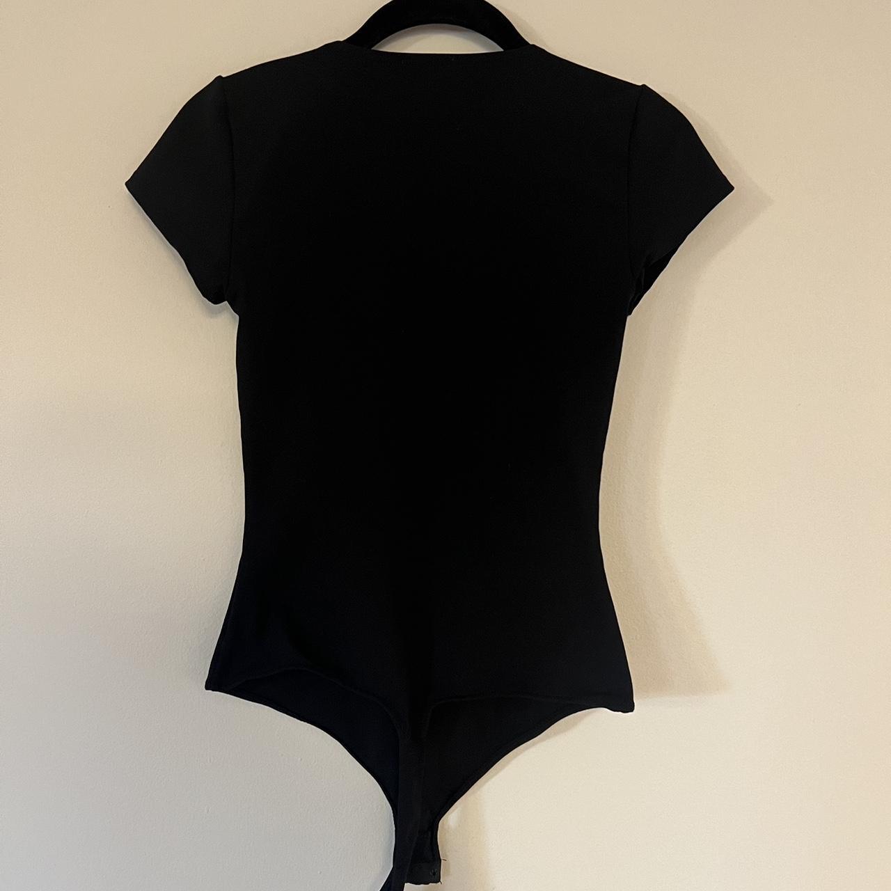 Free people square neck body suit in black Perfect... - Depop