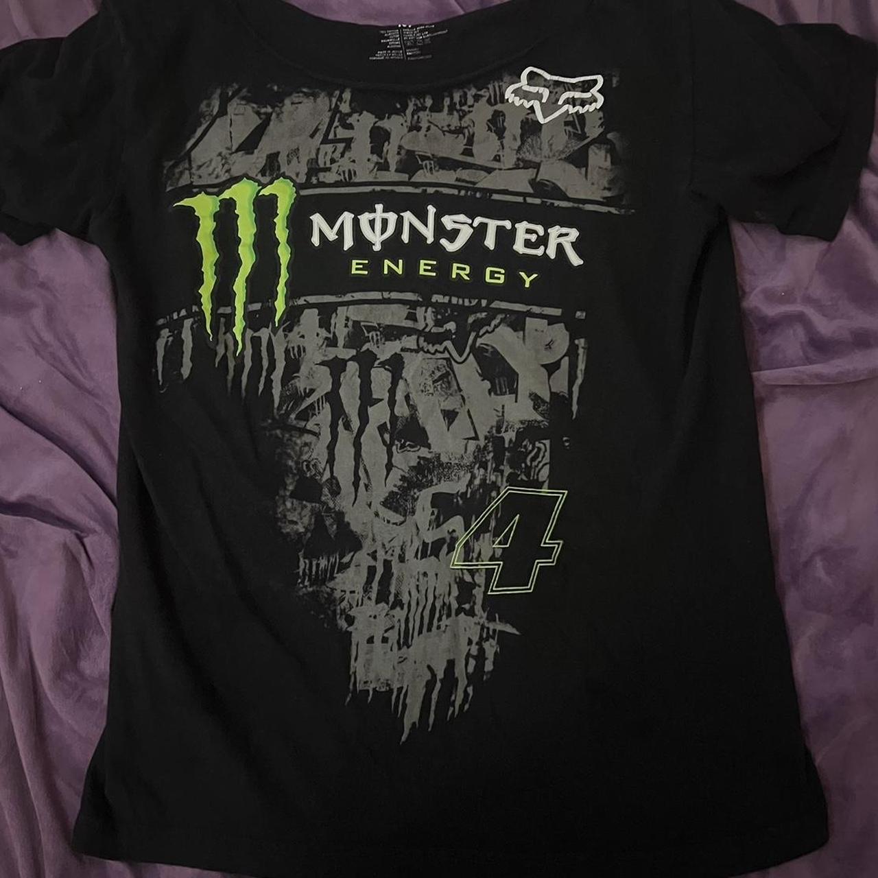 Monster Energy tee top is cut! #monster #2000s - Depop