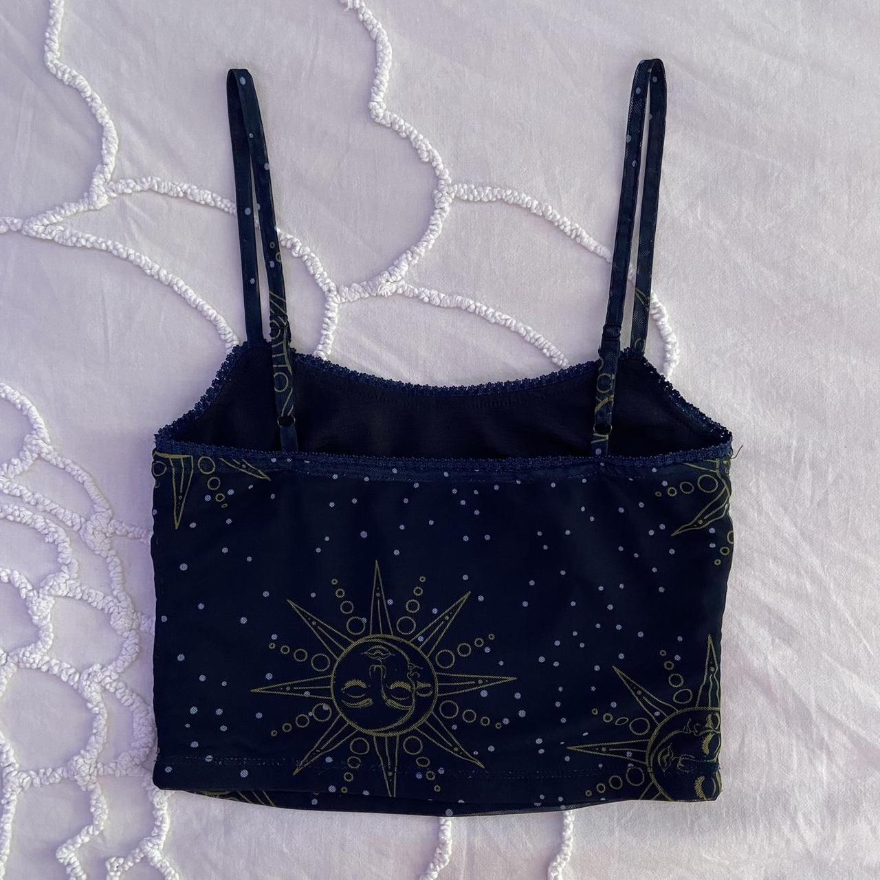 💙 Sun and moon mesh top Brand: Neon Hart - General... - Depop