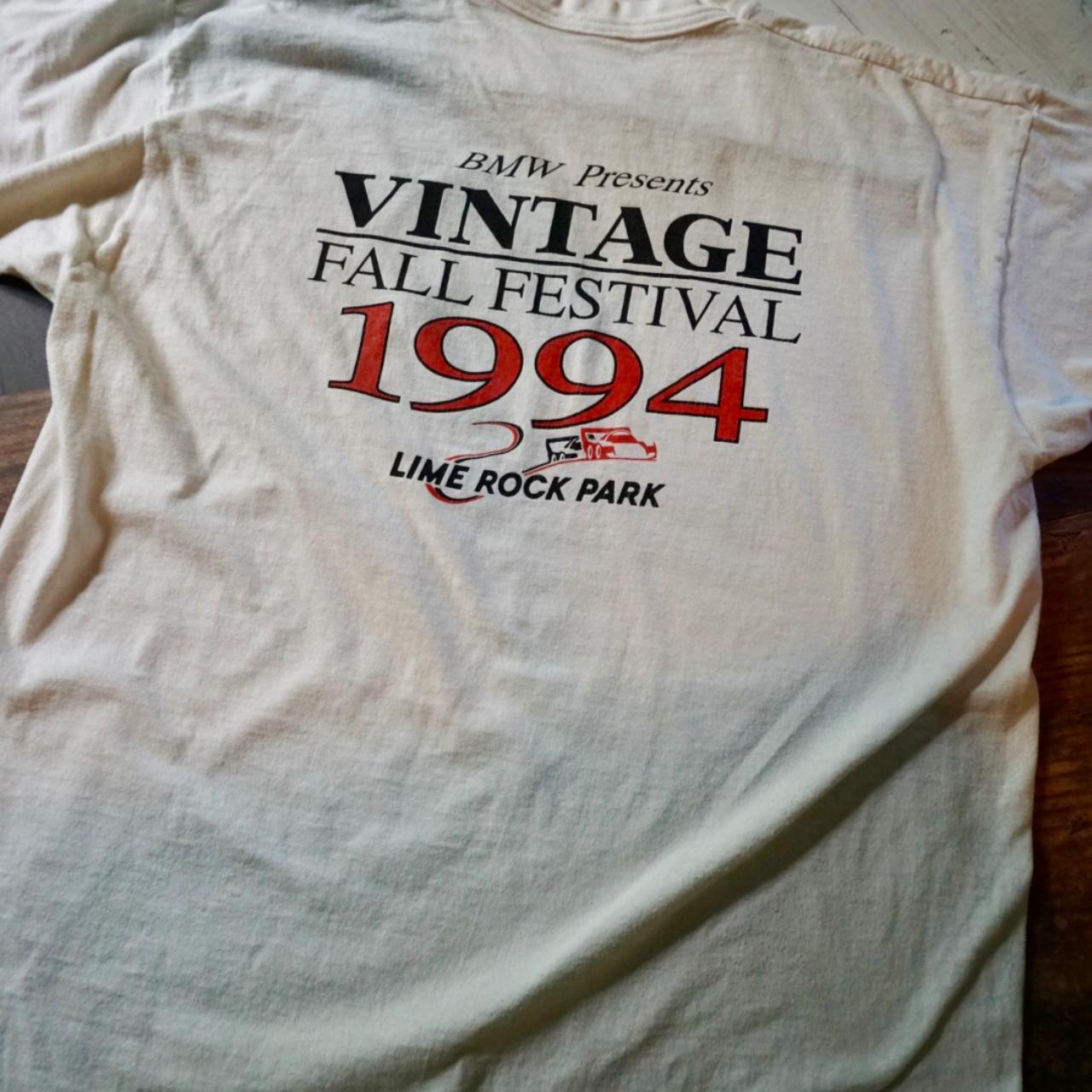 Vintage BMW Race Car Fall Festival XL Shirt - Depop