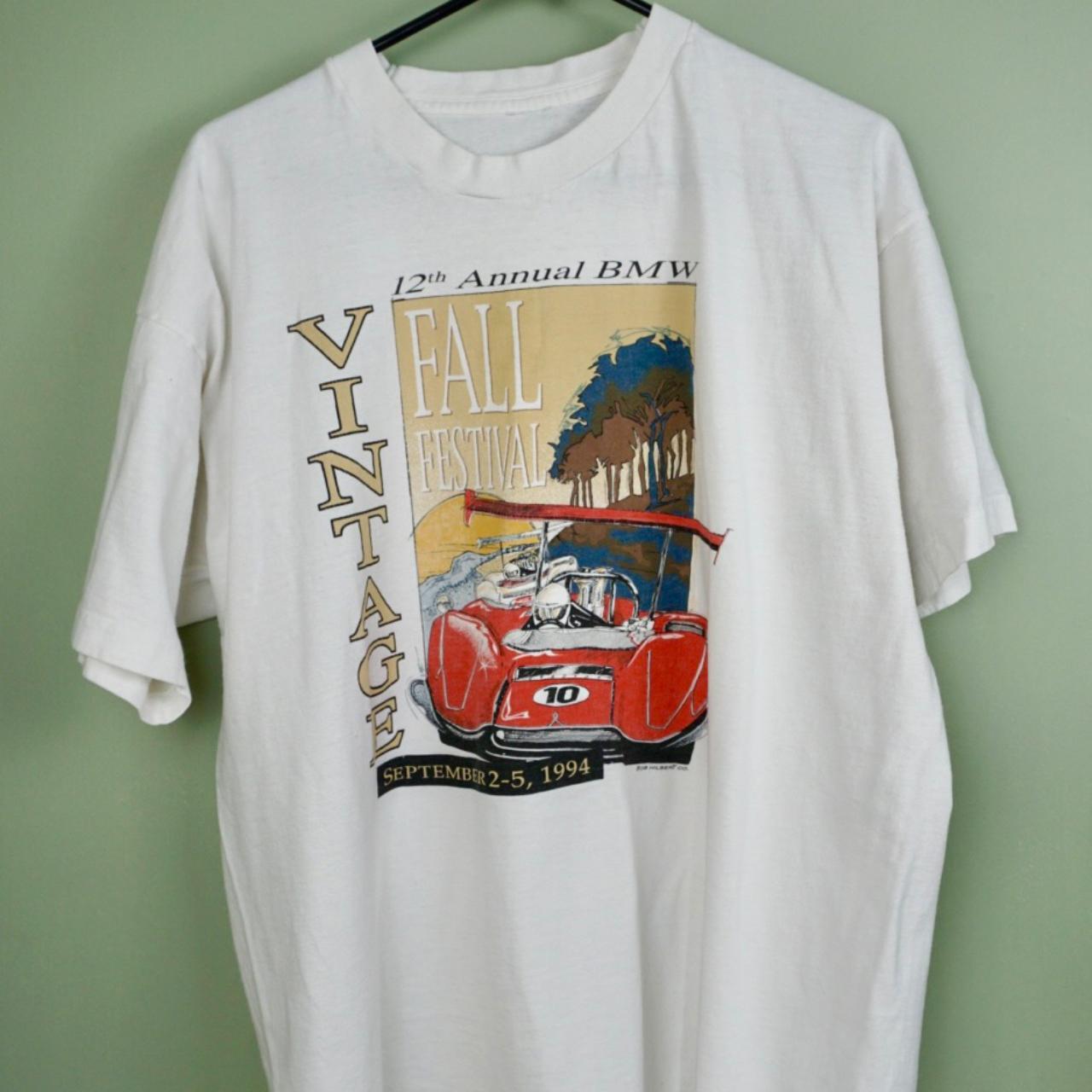 Vintage BMW Race Car Fall Festival XL Shirt - Depop