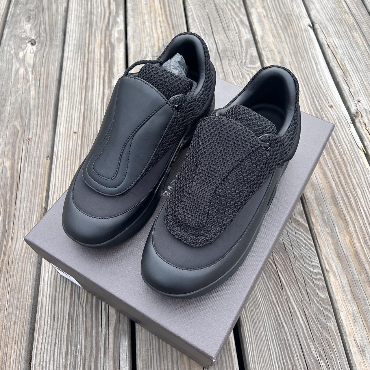 RAF SIMONS RUNNER ANTEI Low-cut sneakers Black... - Depop