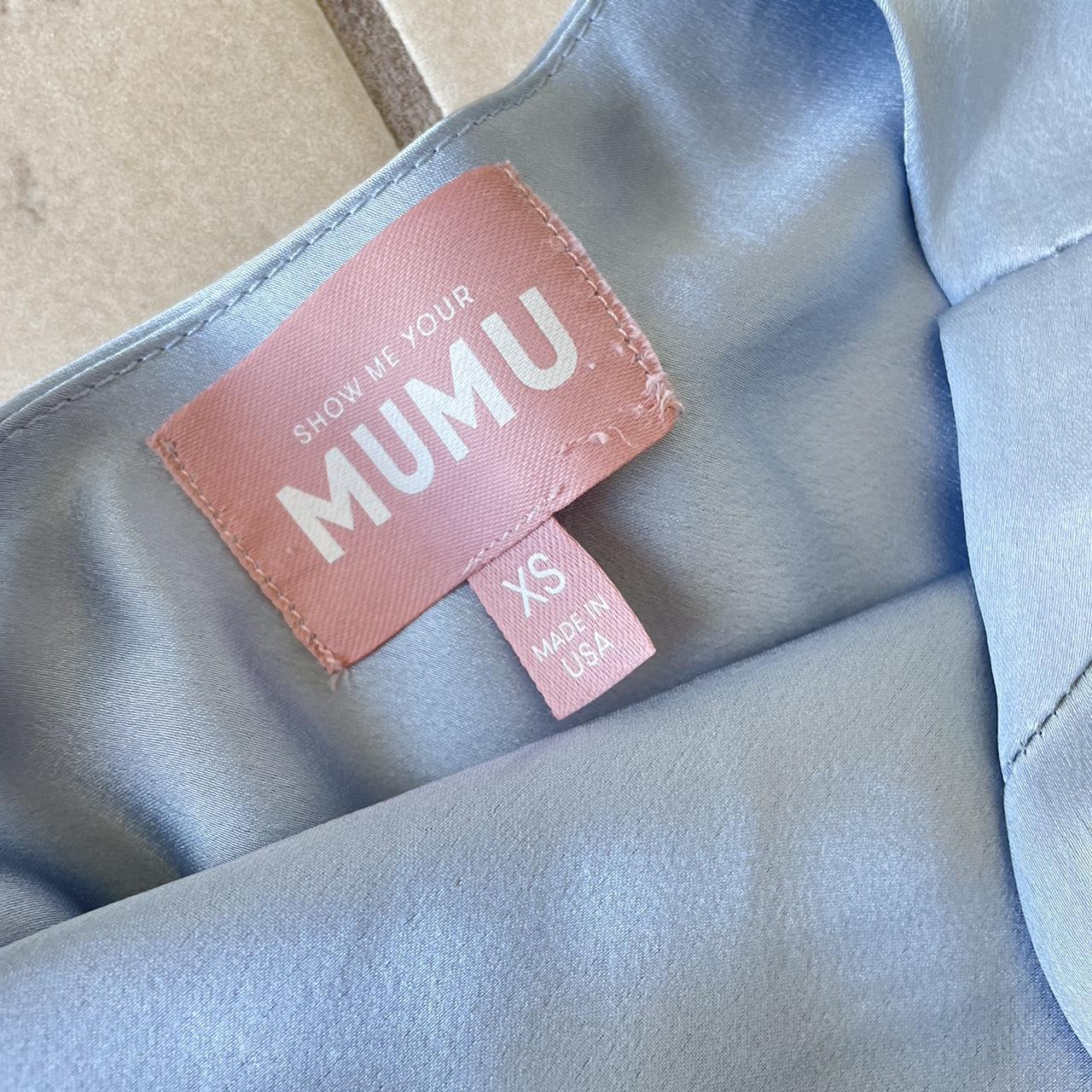 Show Me Your Mumu Women's Blue Dress | Depop