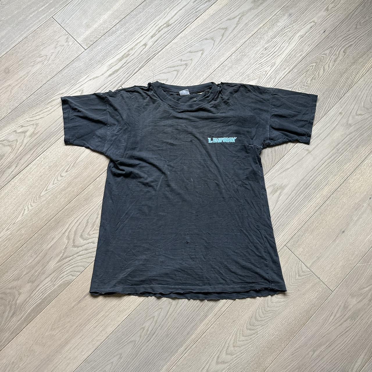 VINTAGE LEEWAY ROCK BAND T SHIRT LARGE Good vintage... - Depop