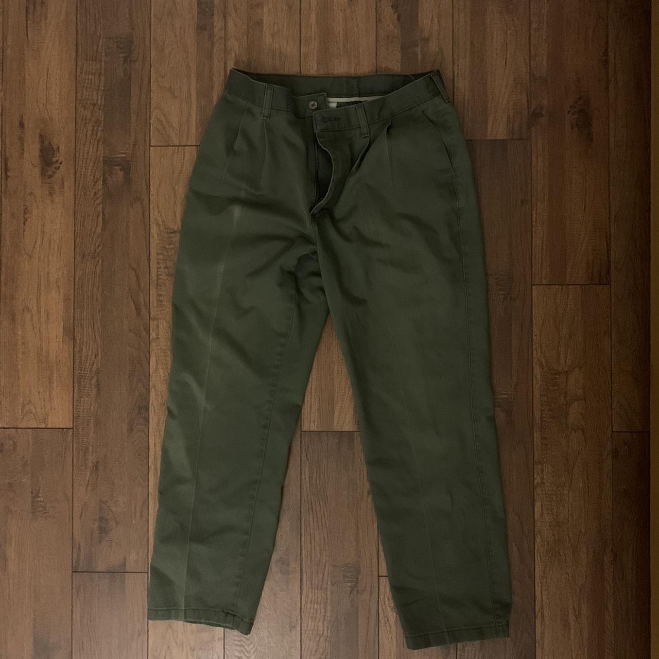 Wrangler Rugged Wear dress slacks in olive, I love... - Depop