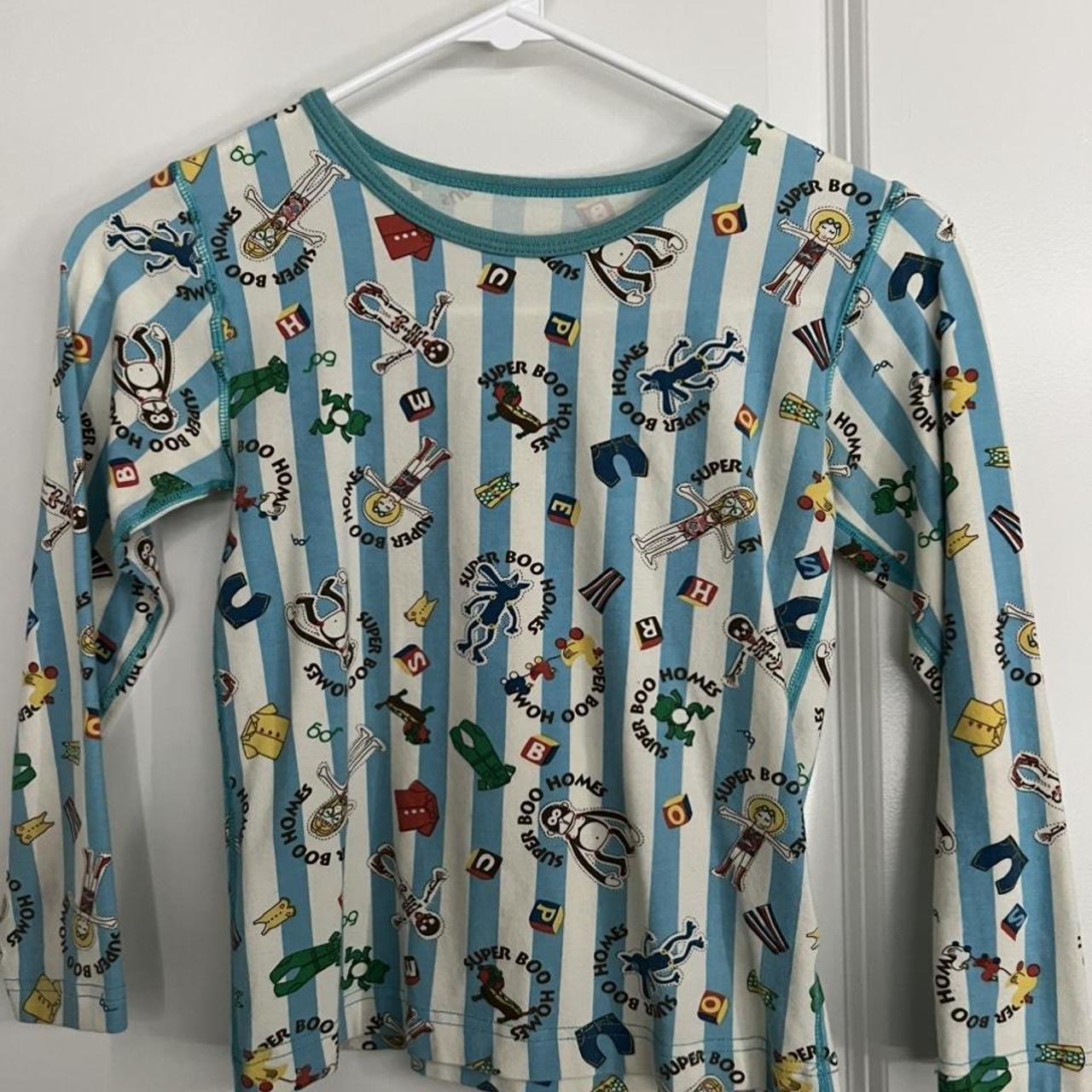 Japanese kids brand Boo Foo Woo LS Tee. Fits like a... - Depop
