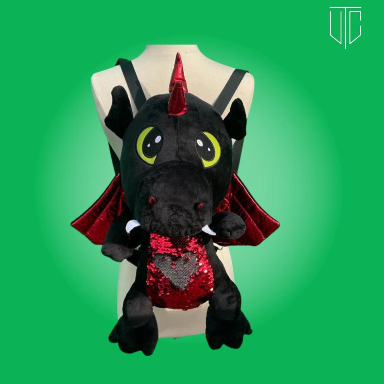 Duke The Dragon Upcycled Stuffed Animal... - Depop