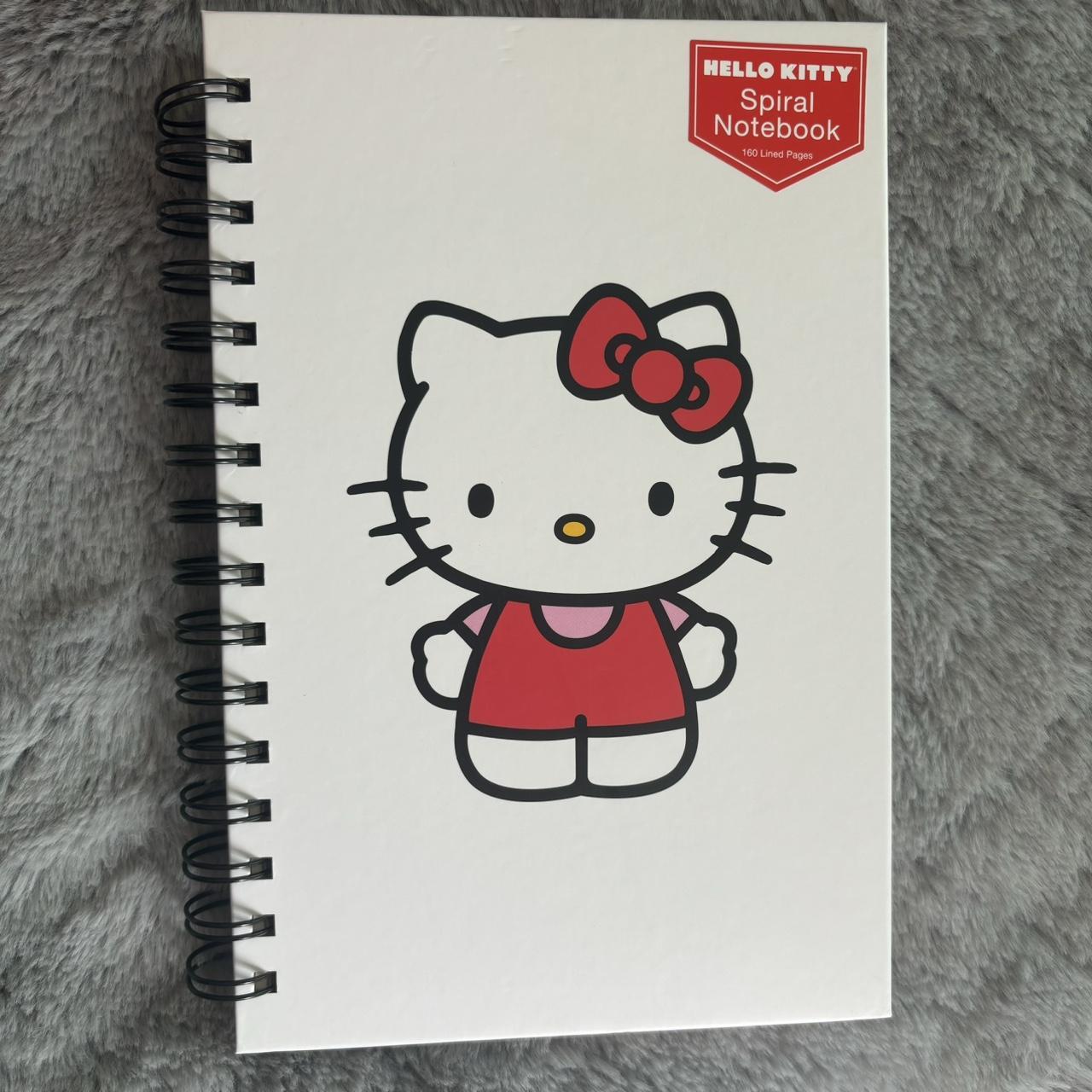 Hello kitty spiral notebook with 160 lined... - Depop
