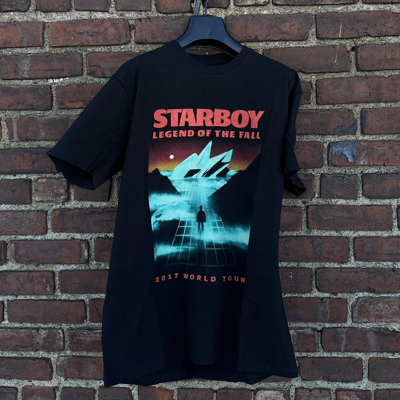 Brand New Rare The Weeknd Starboy tour shirt Size... - Depop