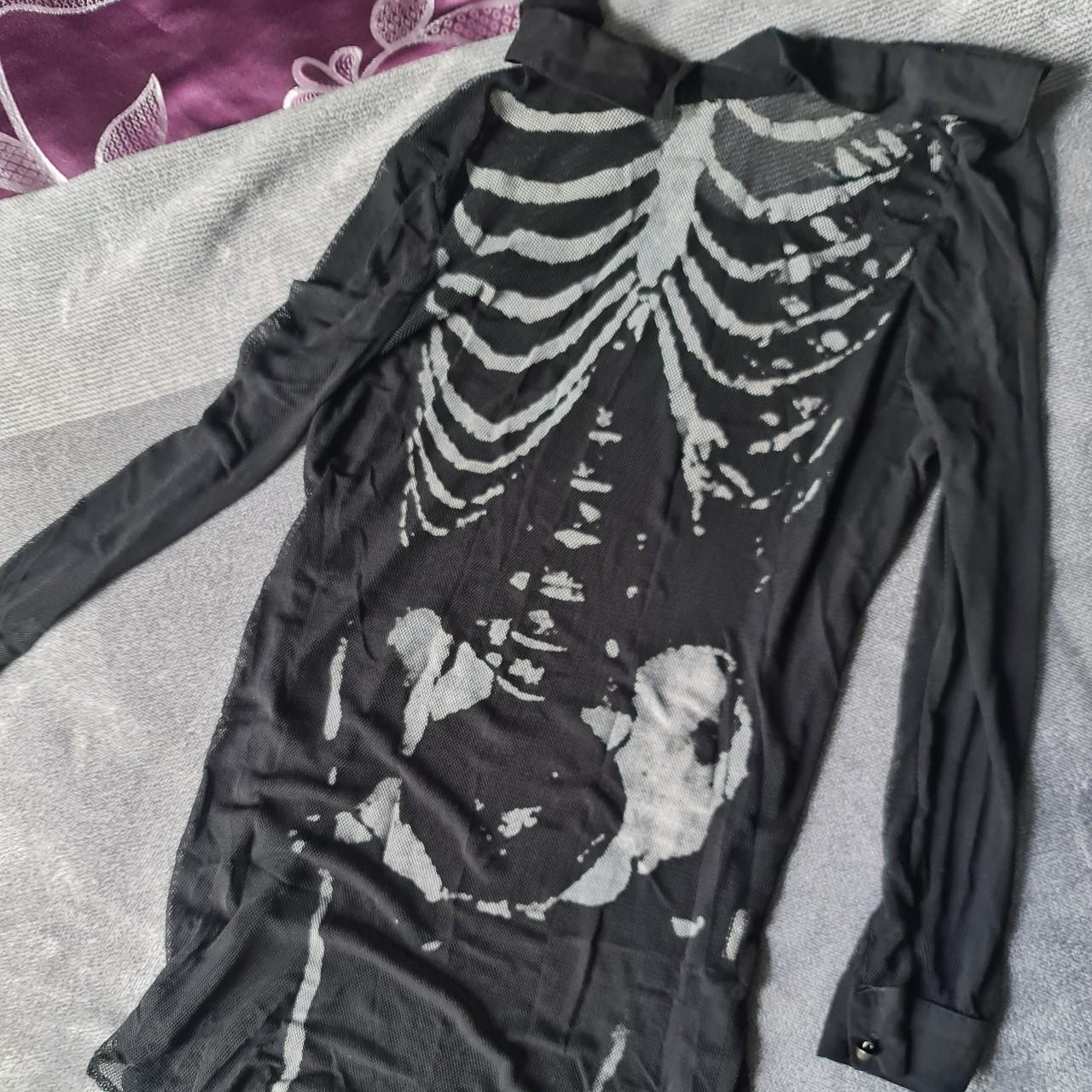 Iron fist mesh skeleton dress thing, It's see... - Depop
