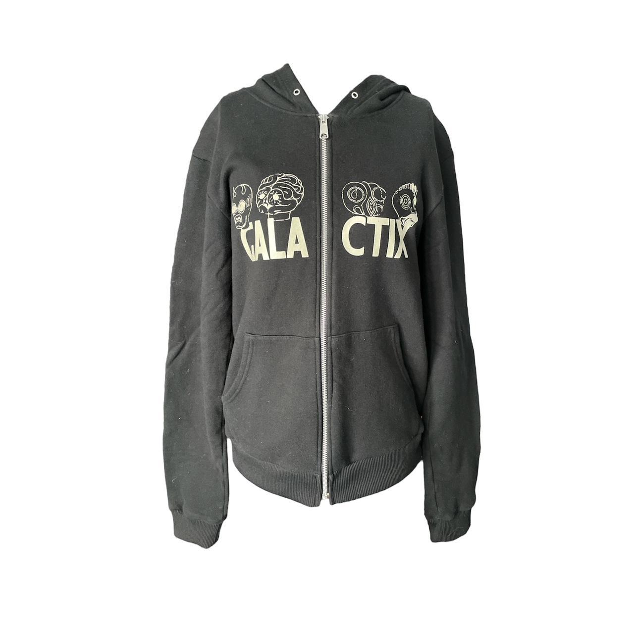 Comme des Garçons Men's Black and Grey Hoodie | Depop