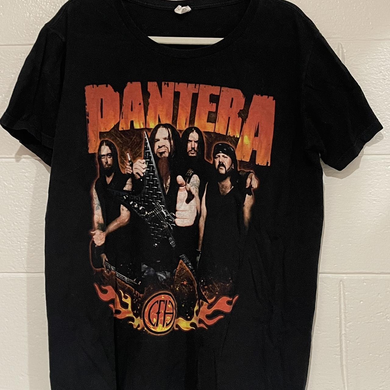 Vintage pantera band tee Really nice fit #bandtee... - Depop