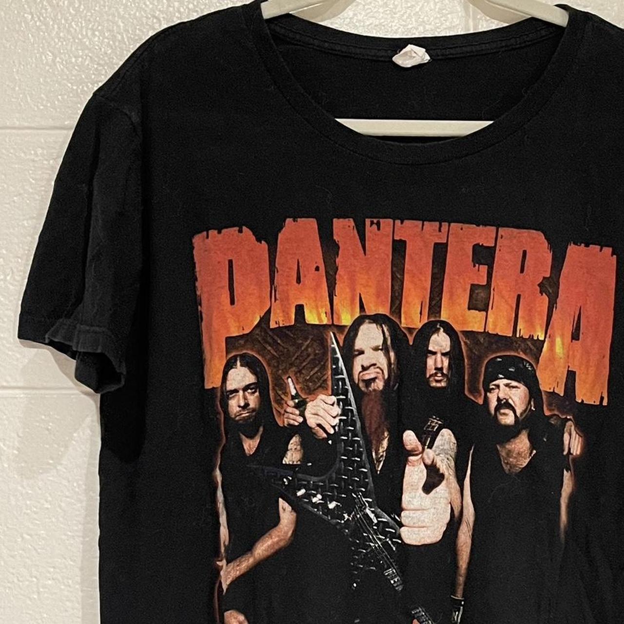 Vintage pantera band tee Really nice fit #bandtee... - Depop