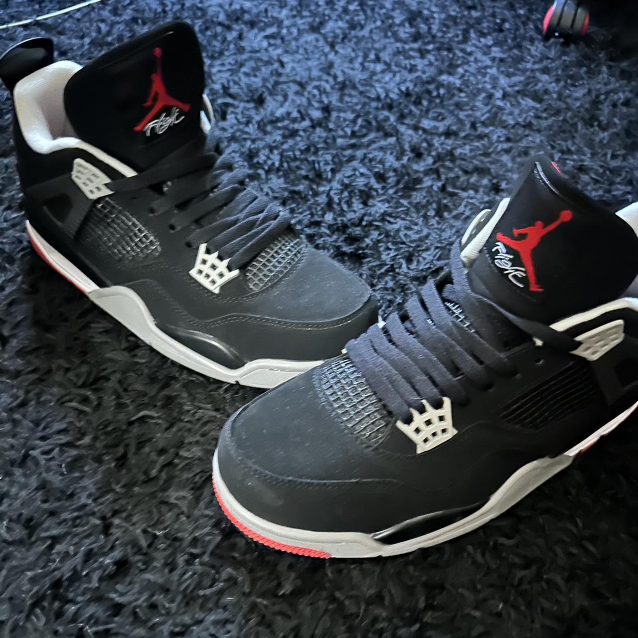 Jordan 4 breads size 11 brand new never worn... - Depop