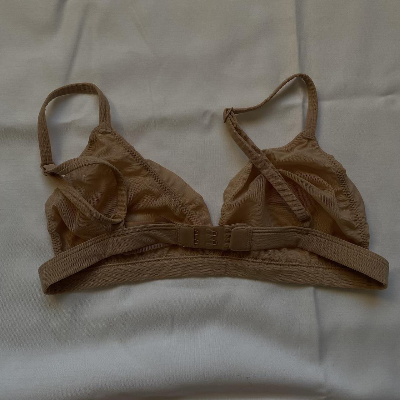 Skims Women's Tan Bra | Depop