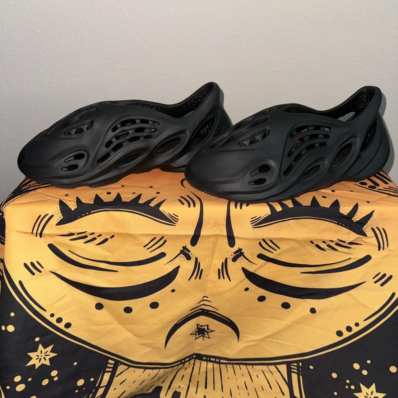 #Black Foam Runners “Yezzy” Reps - Depop