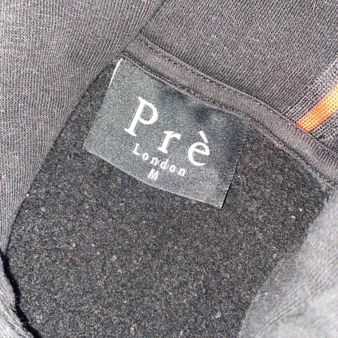 Men’s Prè London hoodie in black and red Size UK... - Depop