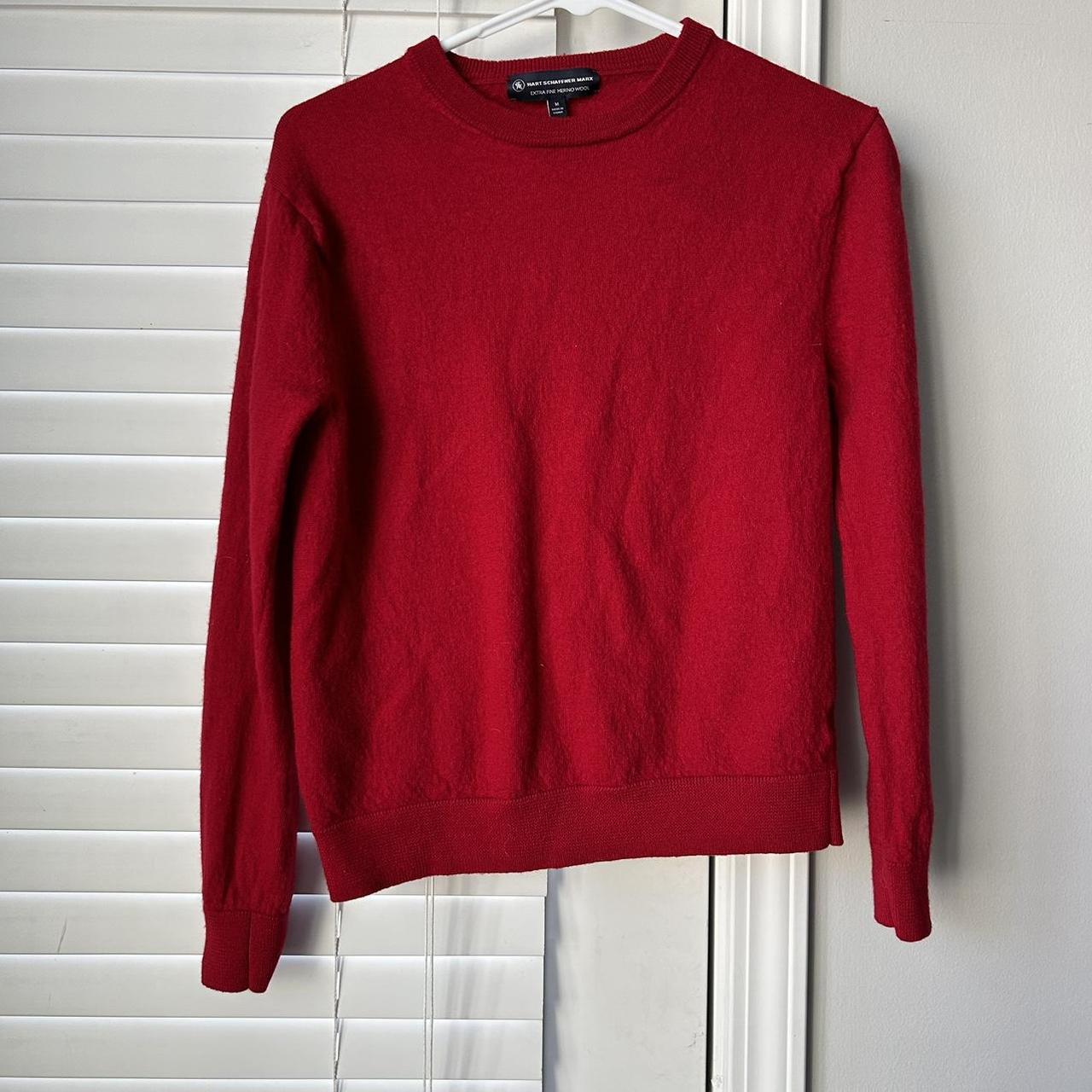 Hart Schaffner Marx red Sweater In outstanding... - Depop