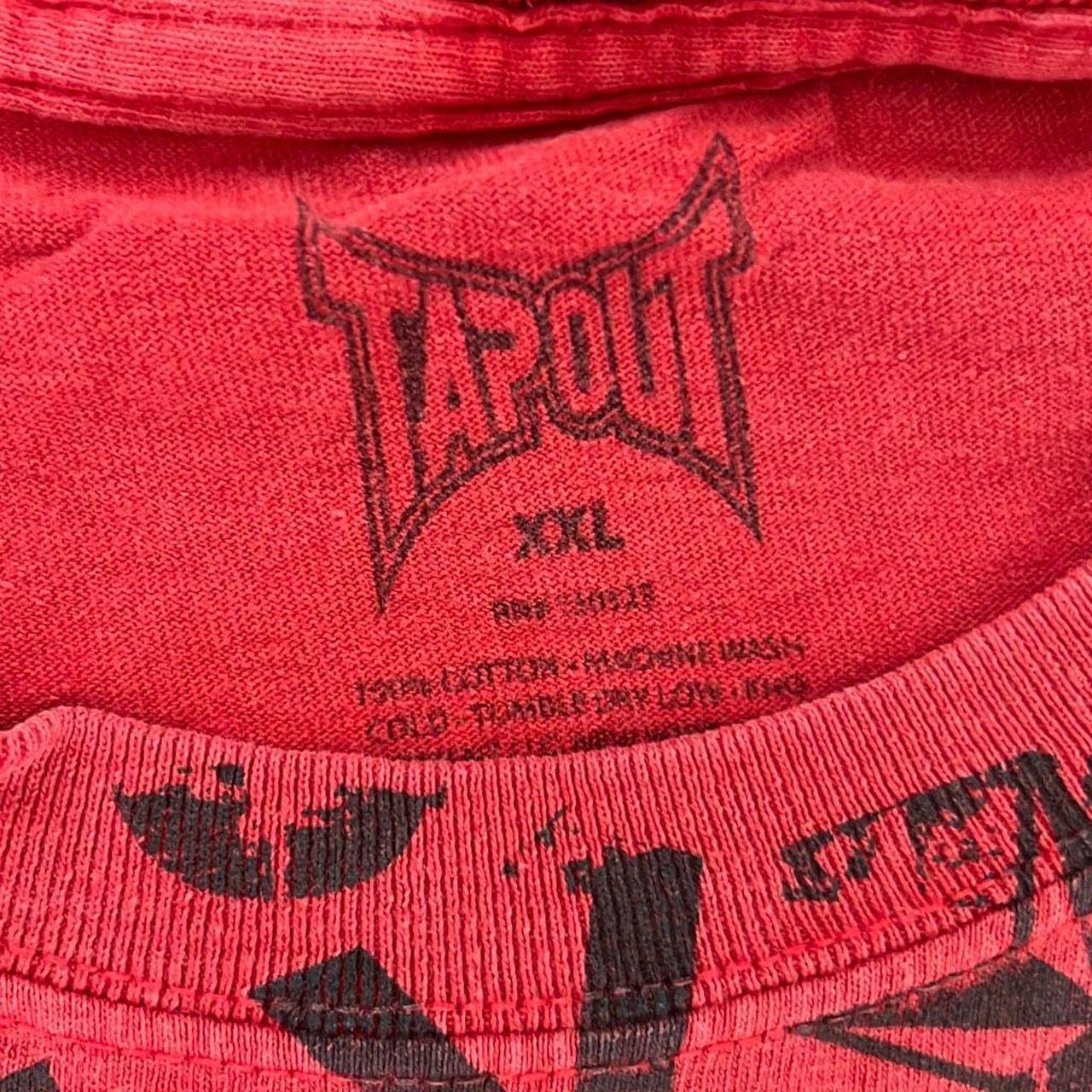 Red Tapout T Shirt Size XXL - Depop