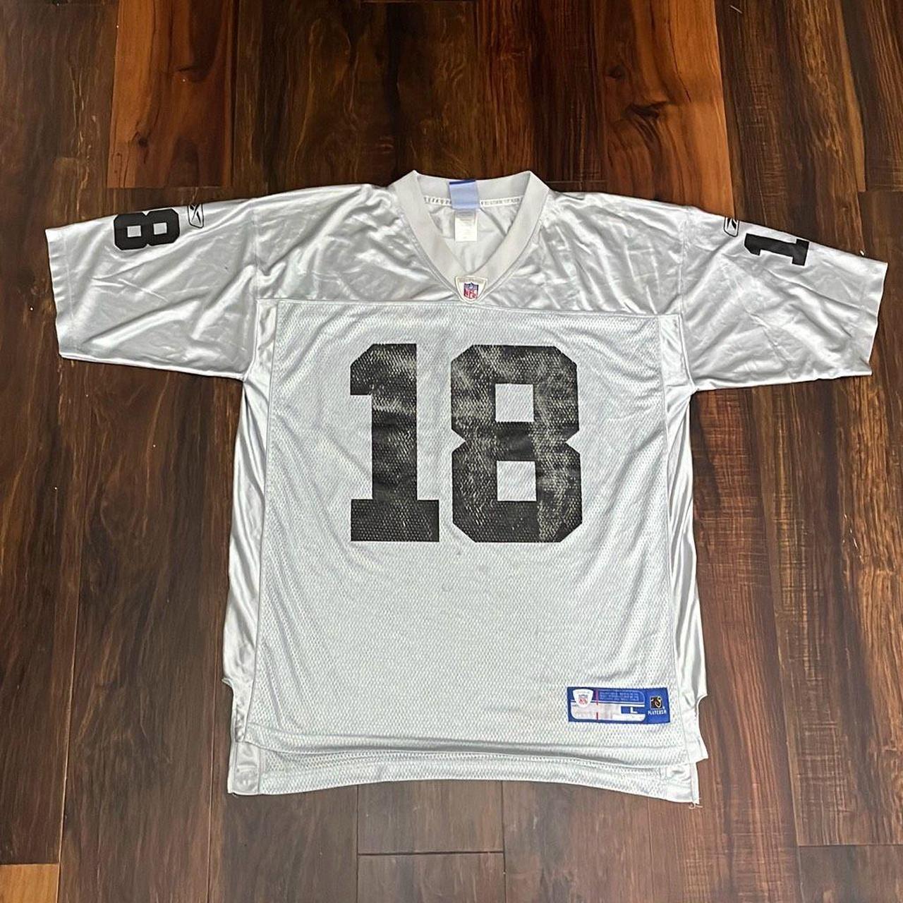 NFL Oakland Raiders Randy Moss Jersey Large - Depop