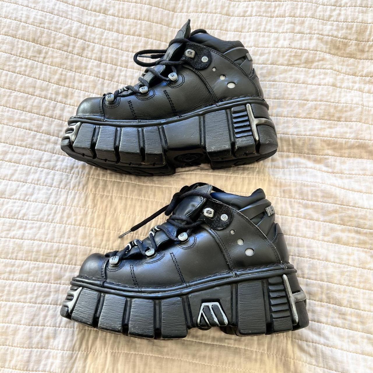 amazing authentic black platform new rocks ! -super... - Depop