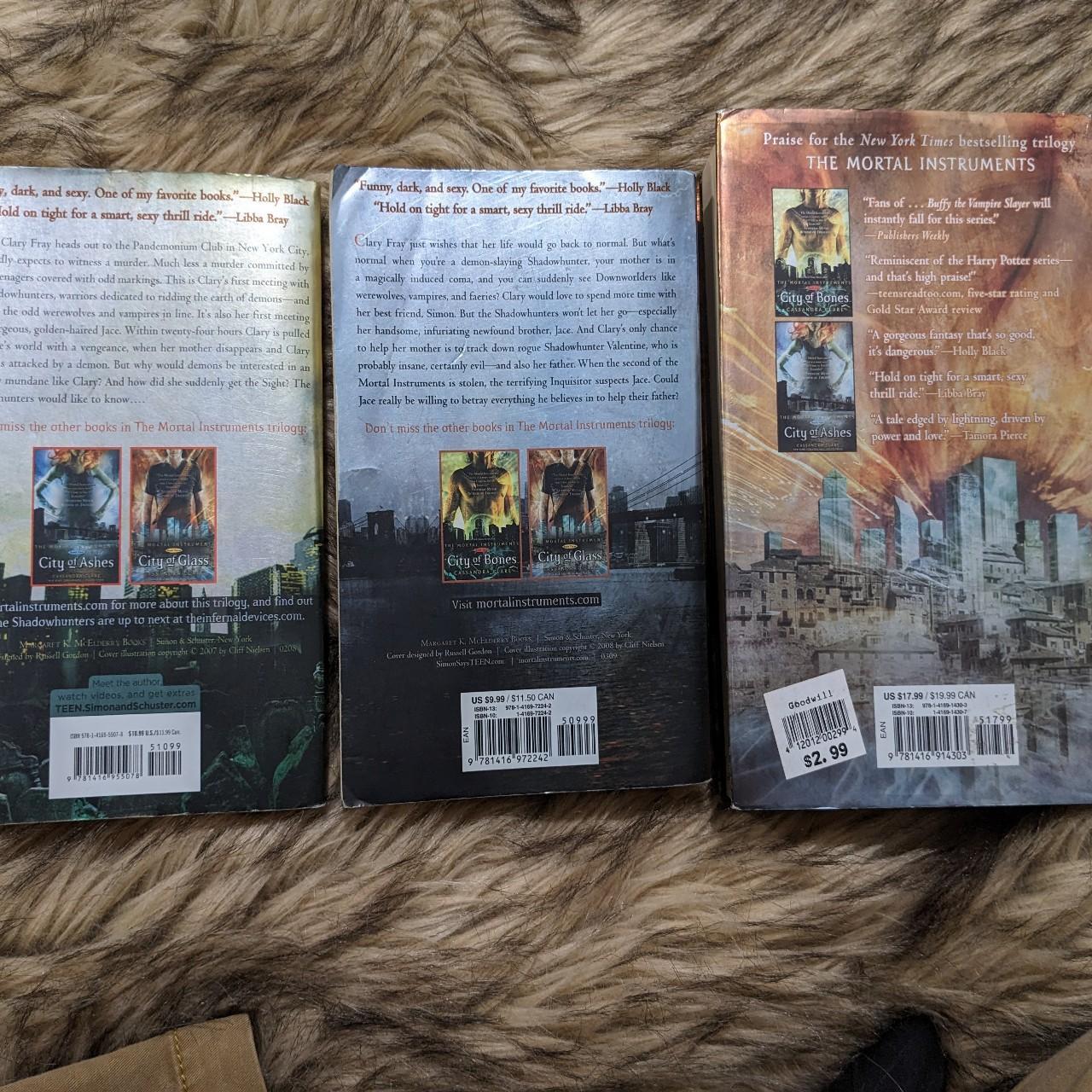 The Mortal Instruments Series books 1, 2, and 3 by... - Depop