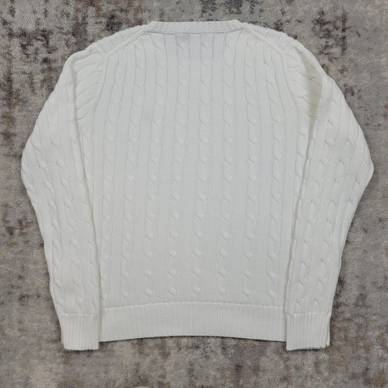 Ralph Lauren Women's Cable Knit Jumper > Label... | Depop
