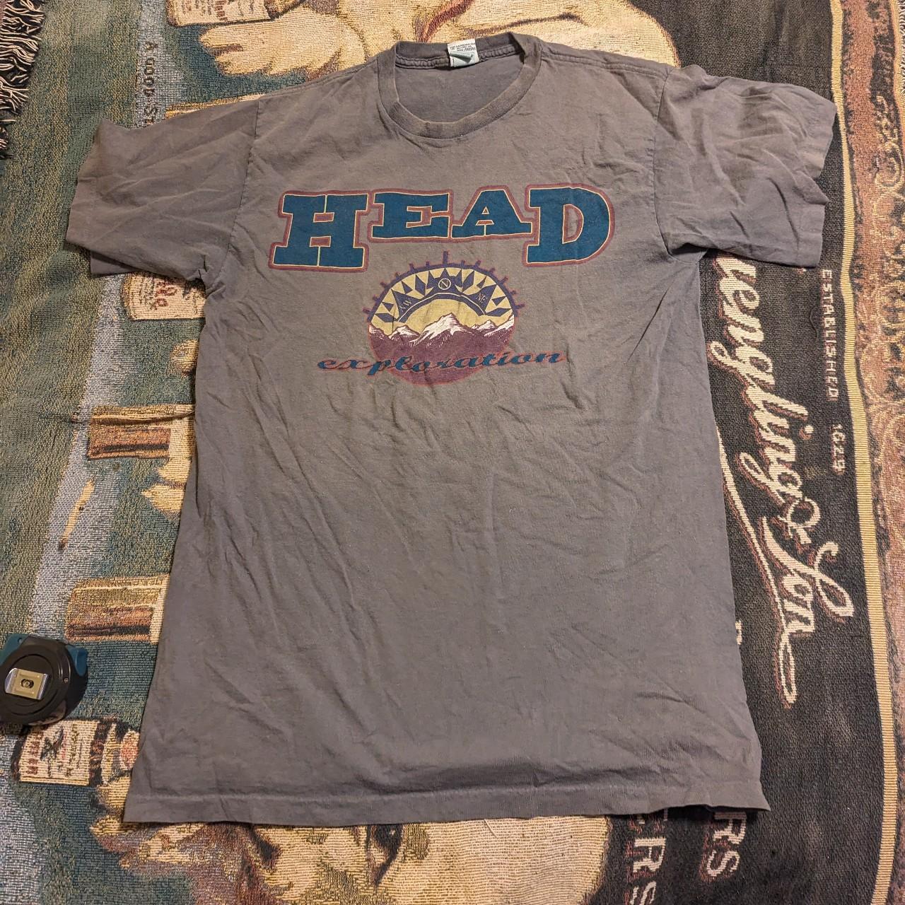Vintage 90s Head Single Stitch T-Shirt Exploration... - Depop