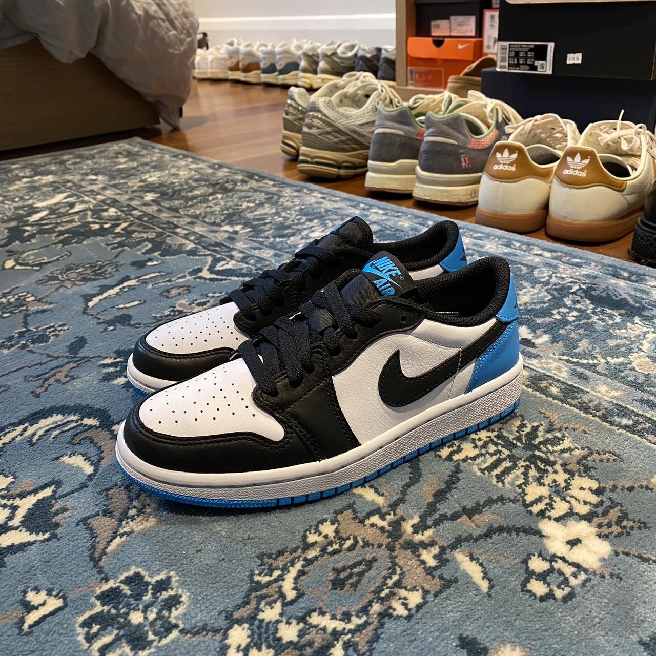 Women’s Nike Air Jordan 1 Low Powder Blue Women’s... - Depop