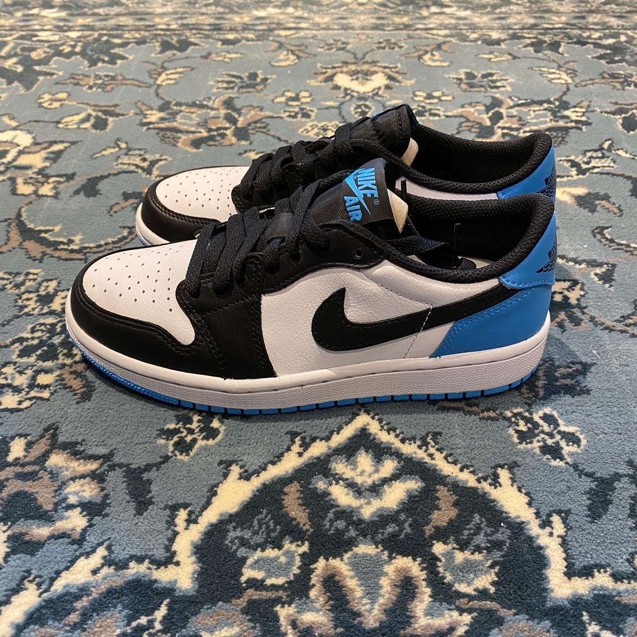 Women’s Nike Air Jordan 1 Low Powder Blue Women’s... - Depop