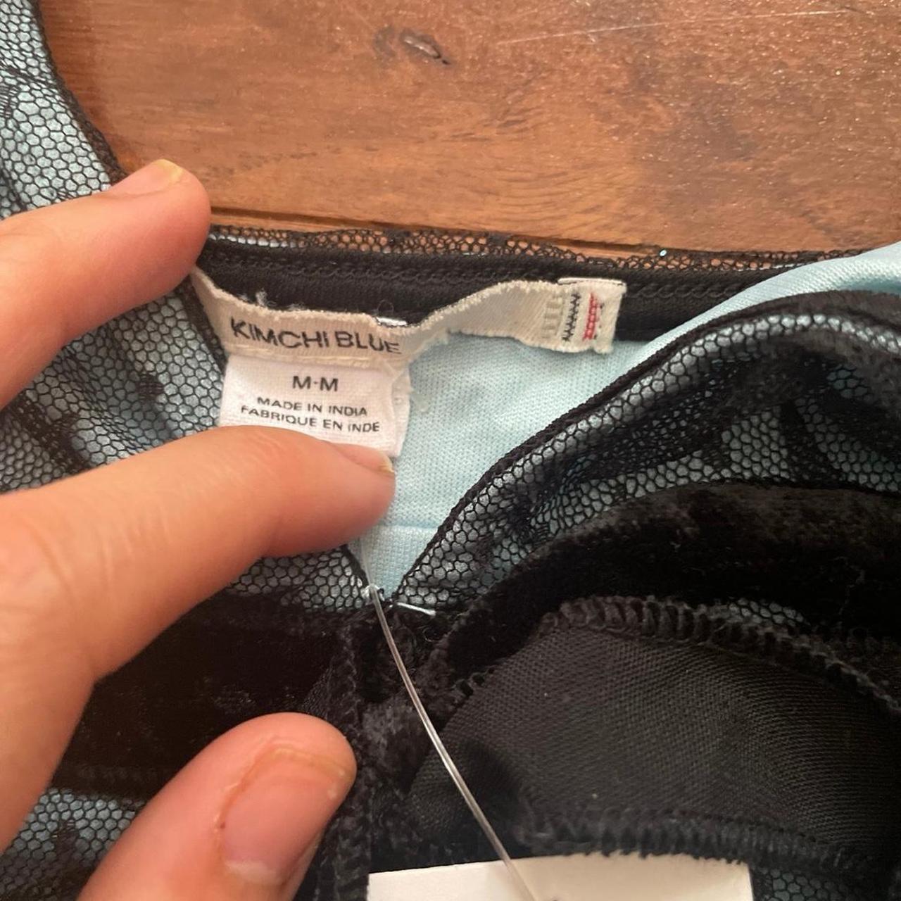 Kimchi blue coquette dress Very cute Lacey blue... - Depop