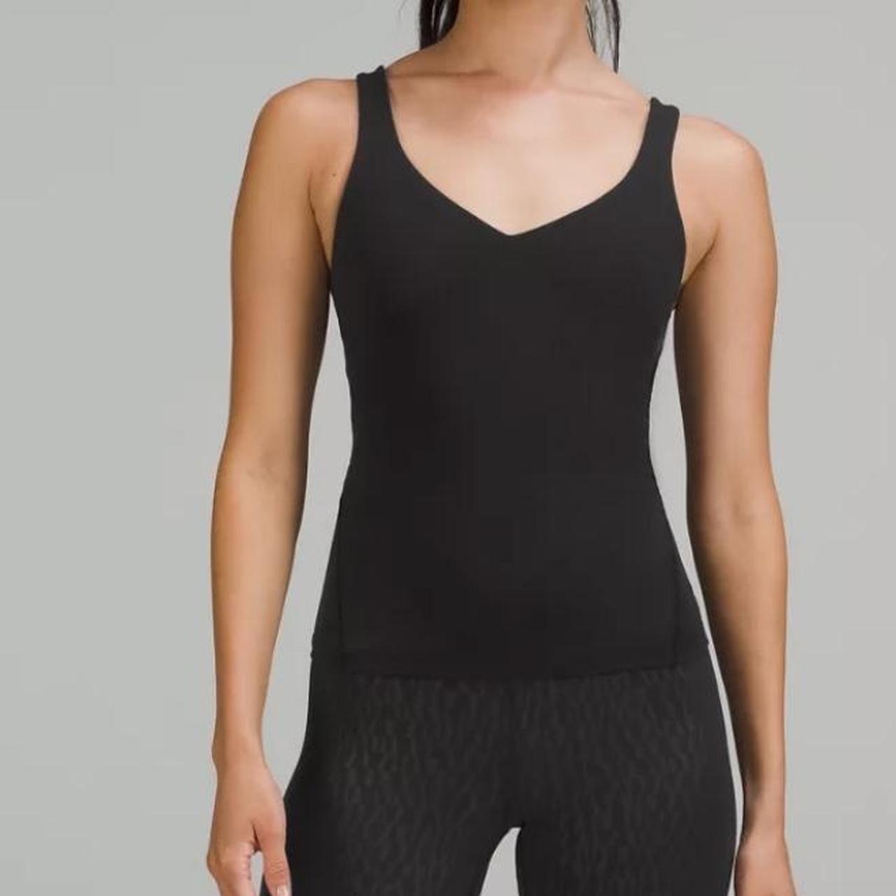 lululemon black align tank, never been worn due to... - Depop
