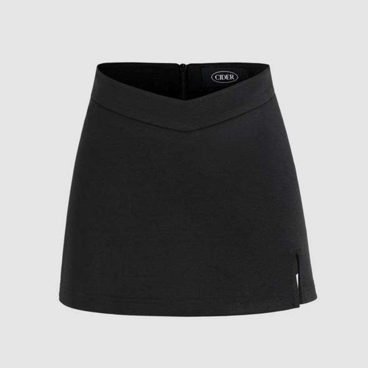 Solid slit basic SKORT Brand new Free... - Depop