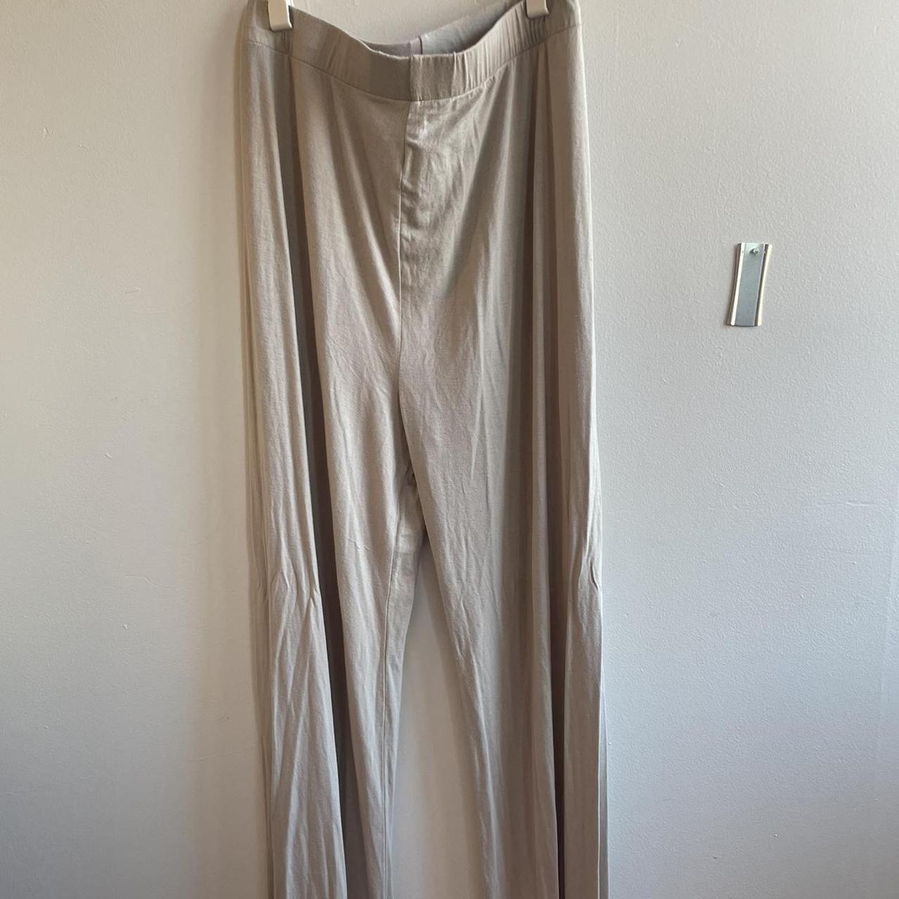 Skims Women's Cream Joggers-tracksuits | Depop