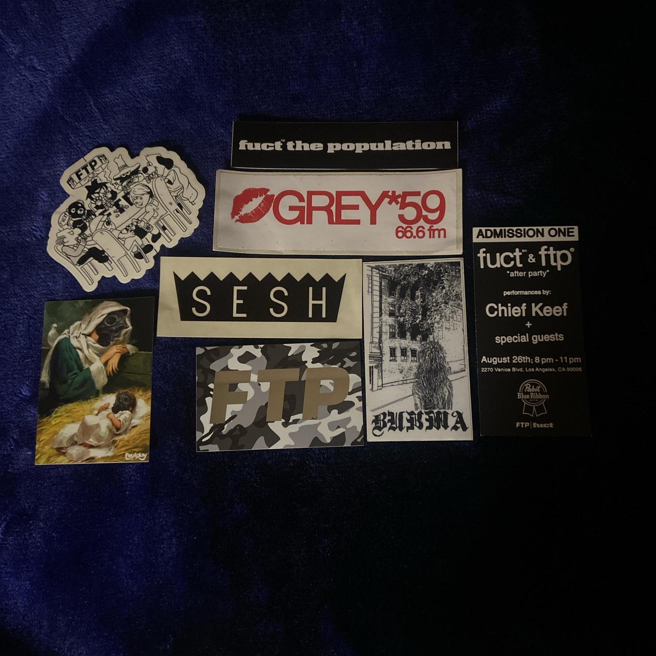 FTP stickers #teamsesh #g59 #suicideboys - Depop