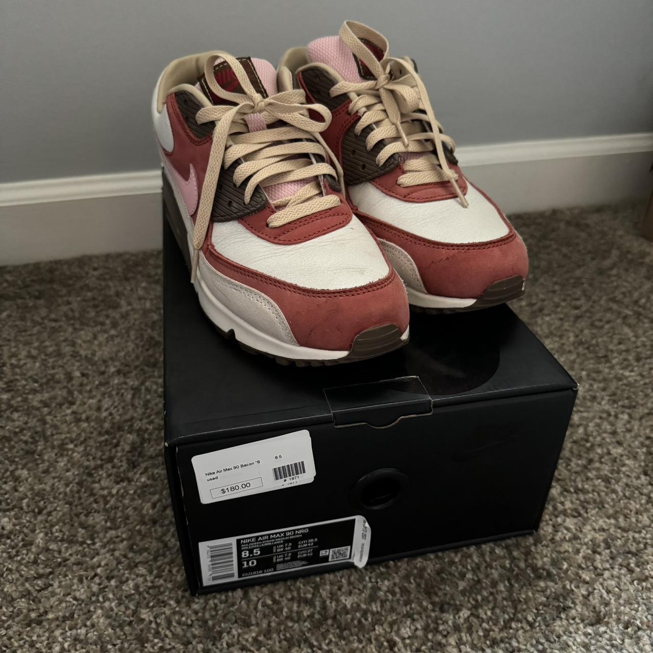 Nike Air Max 90 Bacon Size 8.5 #airmax #air #nike... - Depop