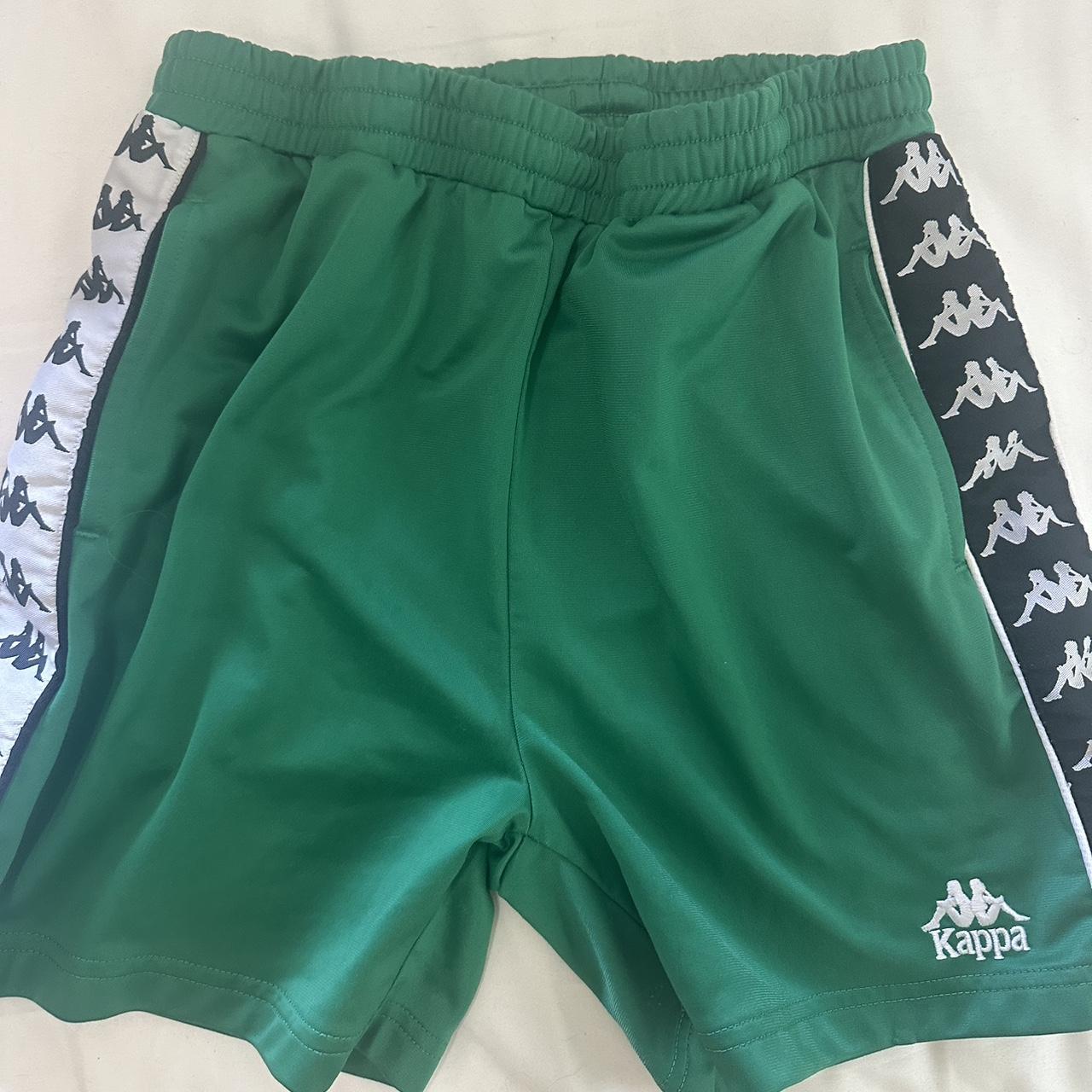 Kappa Green Athletic Shorts size medium 🌲 open to... - Depop