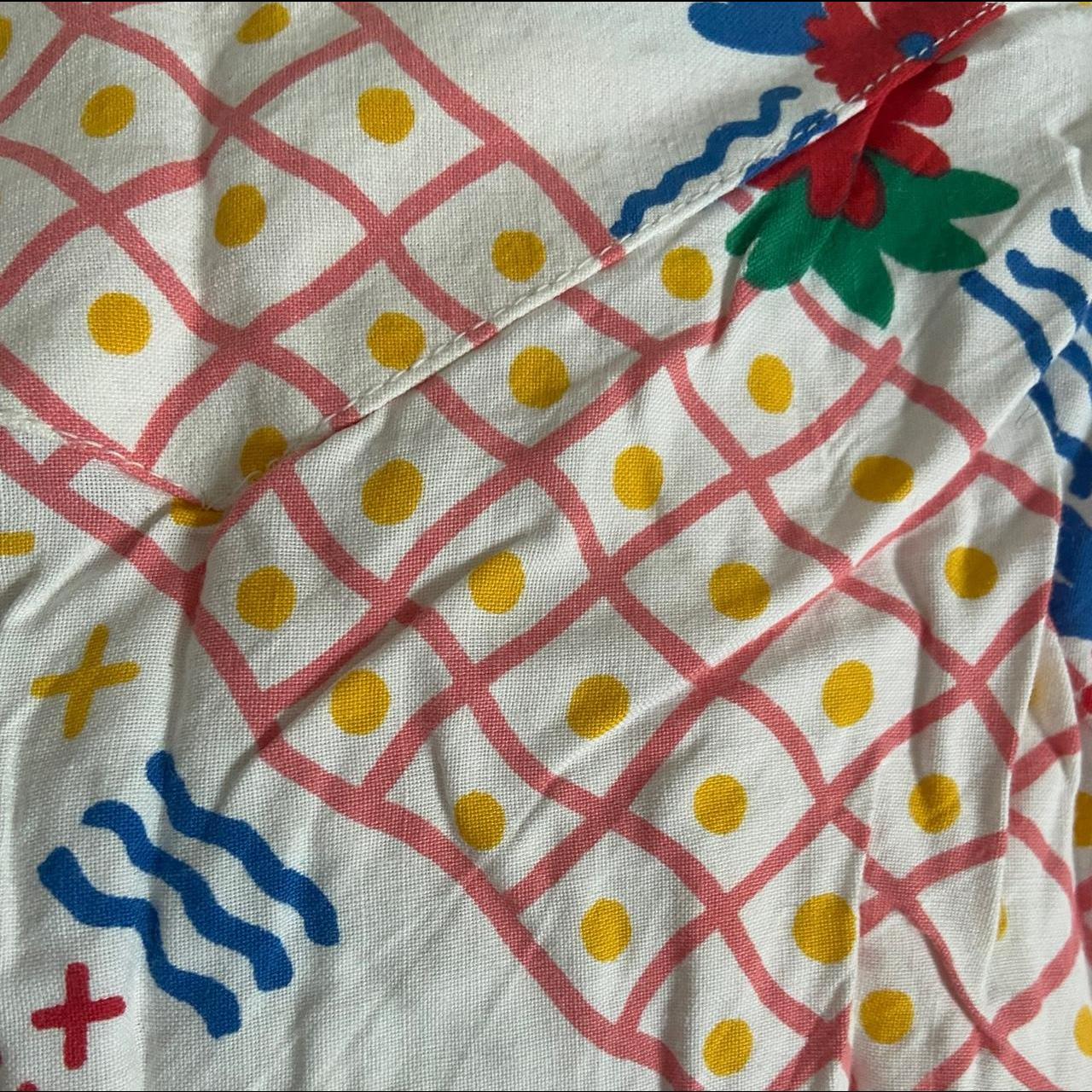 close ups of Ossie Clark summer top - Depop