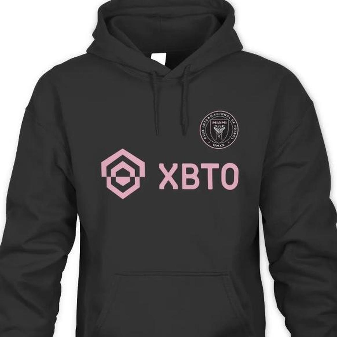 inter miami hoodie custom design made per order 🖤... - Depop