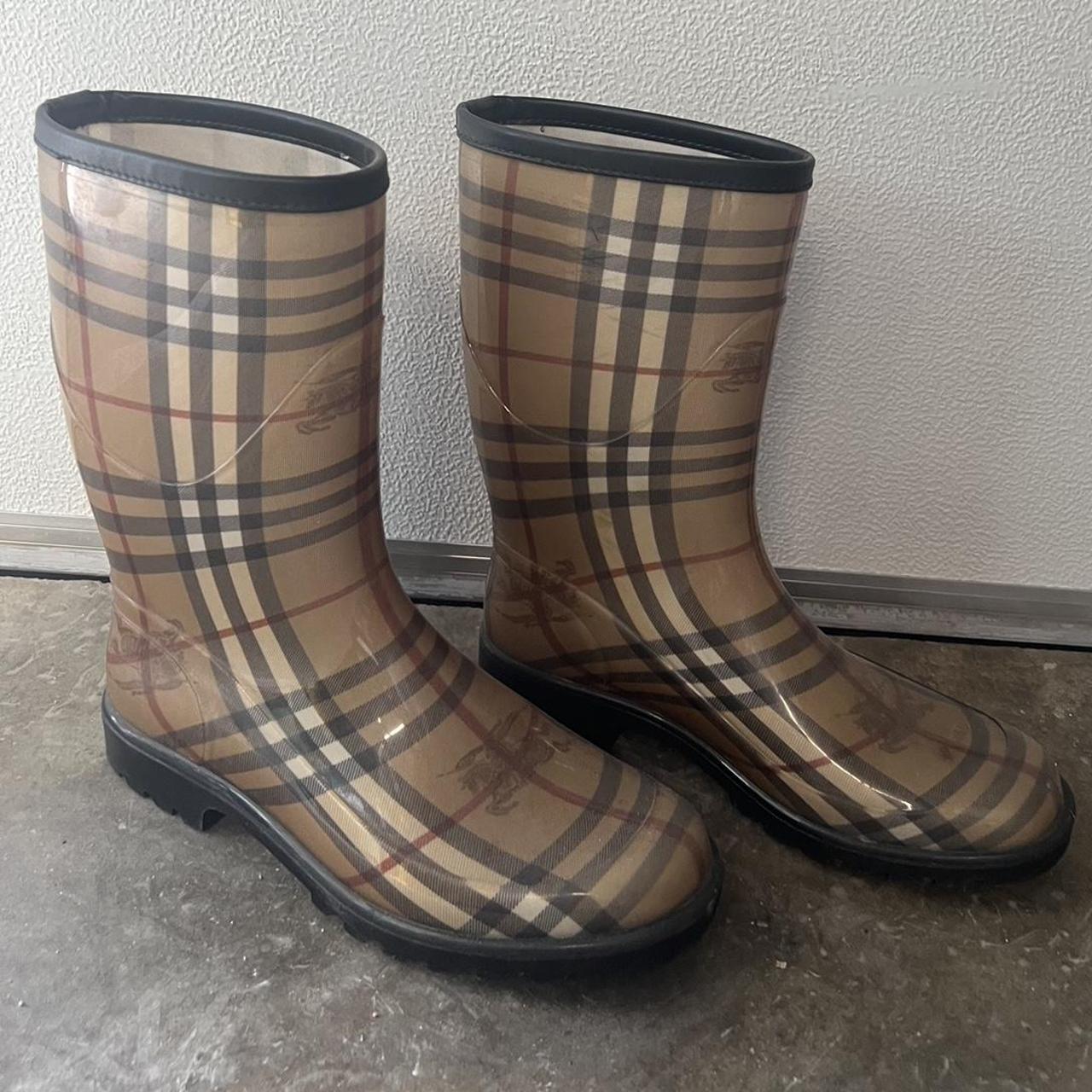 Burberry rain boots very good condition! #rainboots... - Depop