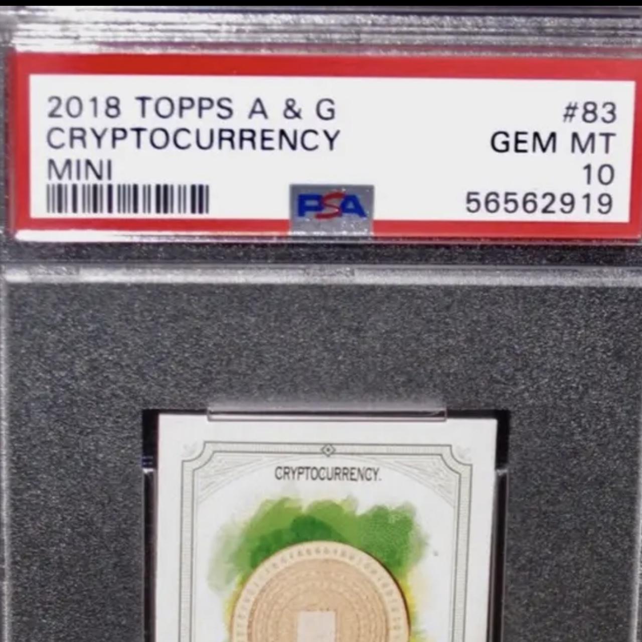 PSA 10 GEM MINT 2018 Topps Bitcoin... - Depop