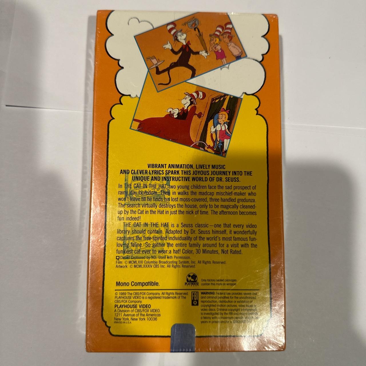 Dr. Seuss The Cat in the Hat VHS video 1989 The... - Depop