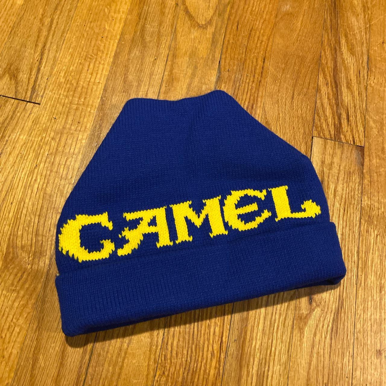 Vintage 80s Camel cigarettes Camel beanie, cap,... - Depop