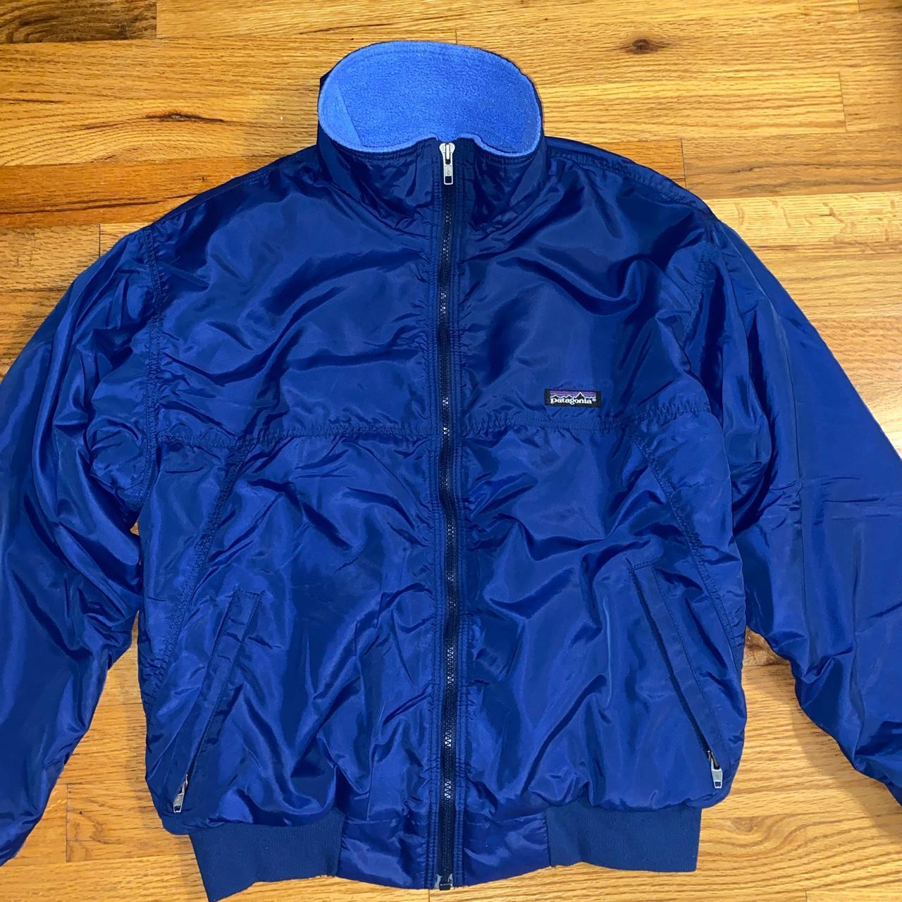 Vintage 80s patagonia fleece lined bomber jacket. NO... - Depop