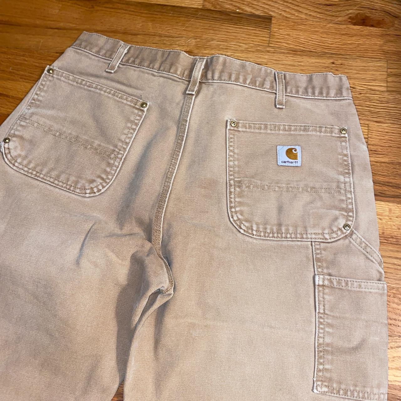 Carhartt double knees super faded carhartt doubles... - Depop