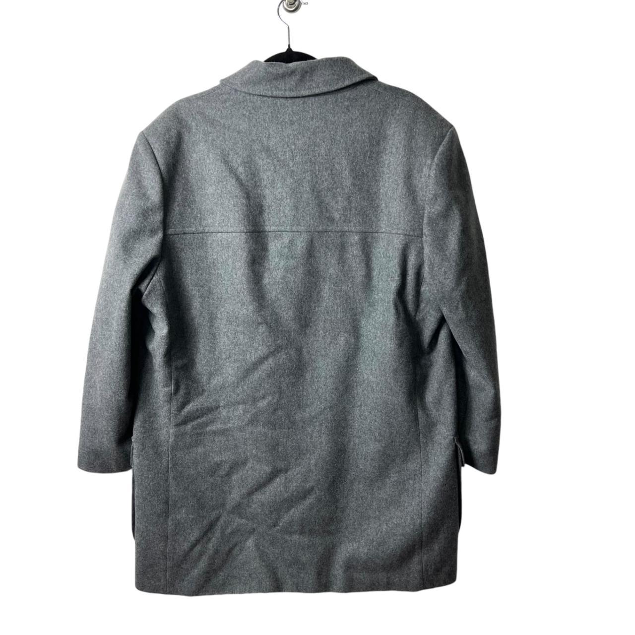 Vintage Pendleton gray wool button up coat men’s... - Depop