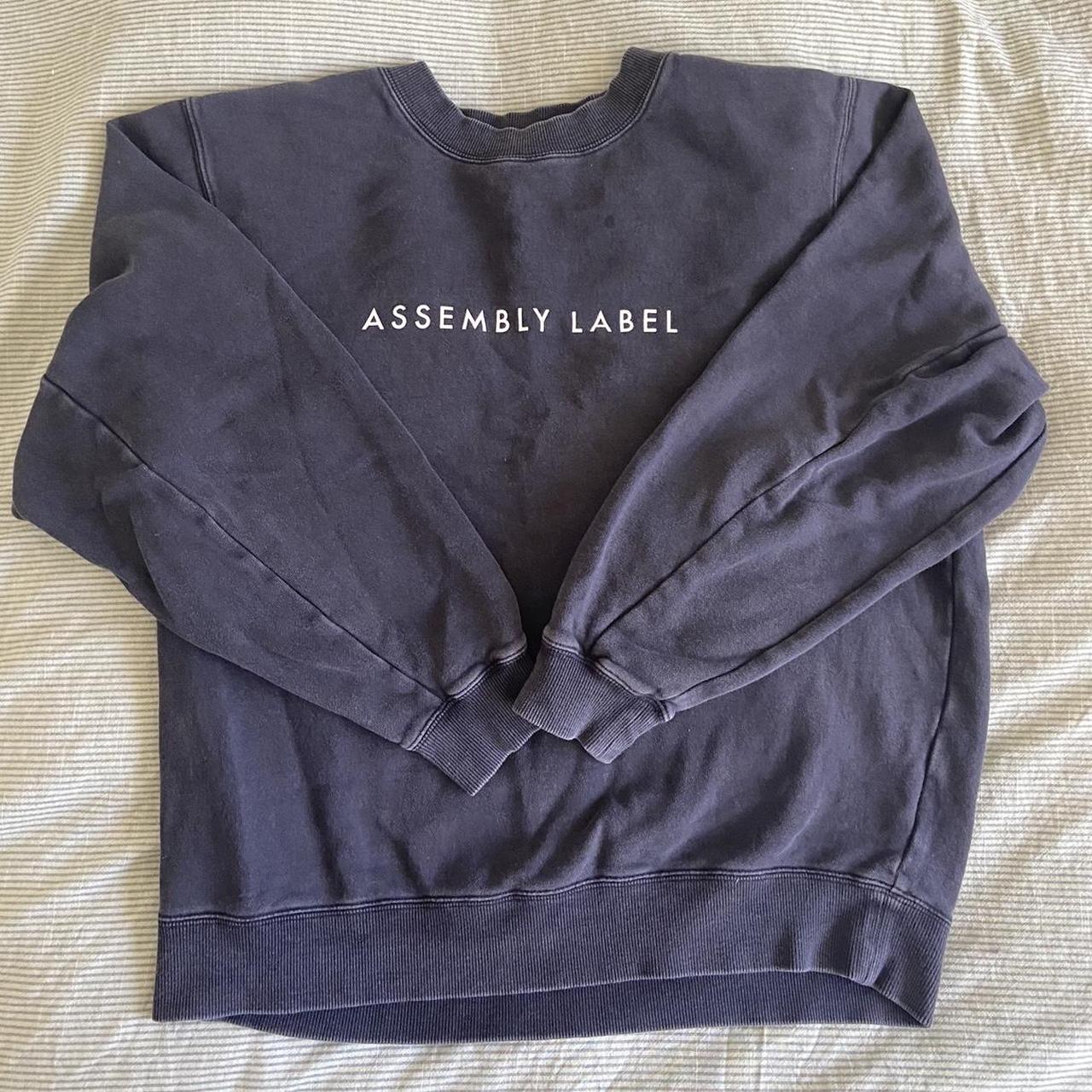 Assembly label cotton jumper Size 12 Minor oil... - Depop