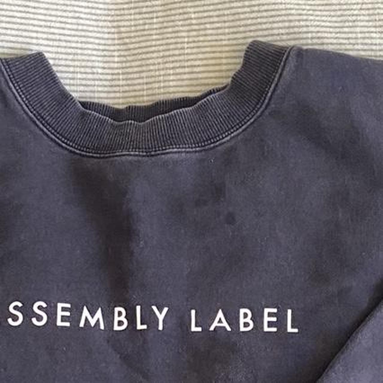 Assembly label cotton jumper Size 12 Minor oil... - Depop