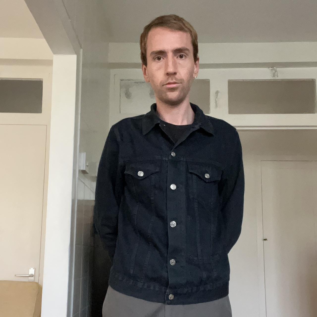 Acne Studios Black Denim Jacket Unisex - Depop